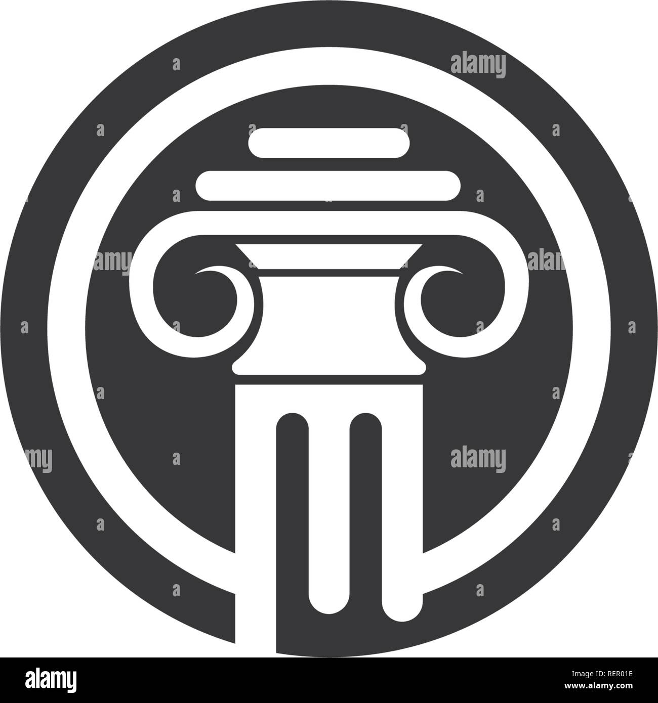 law logo vector template Stock Vector Image & Art - Alamy