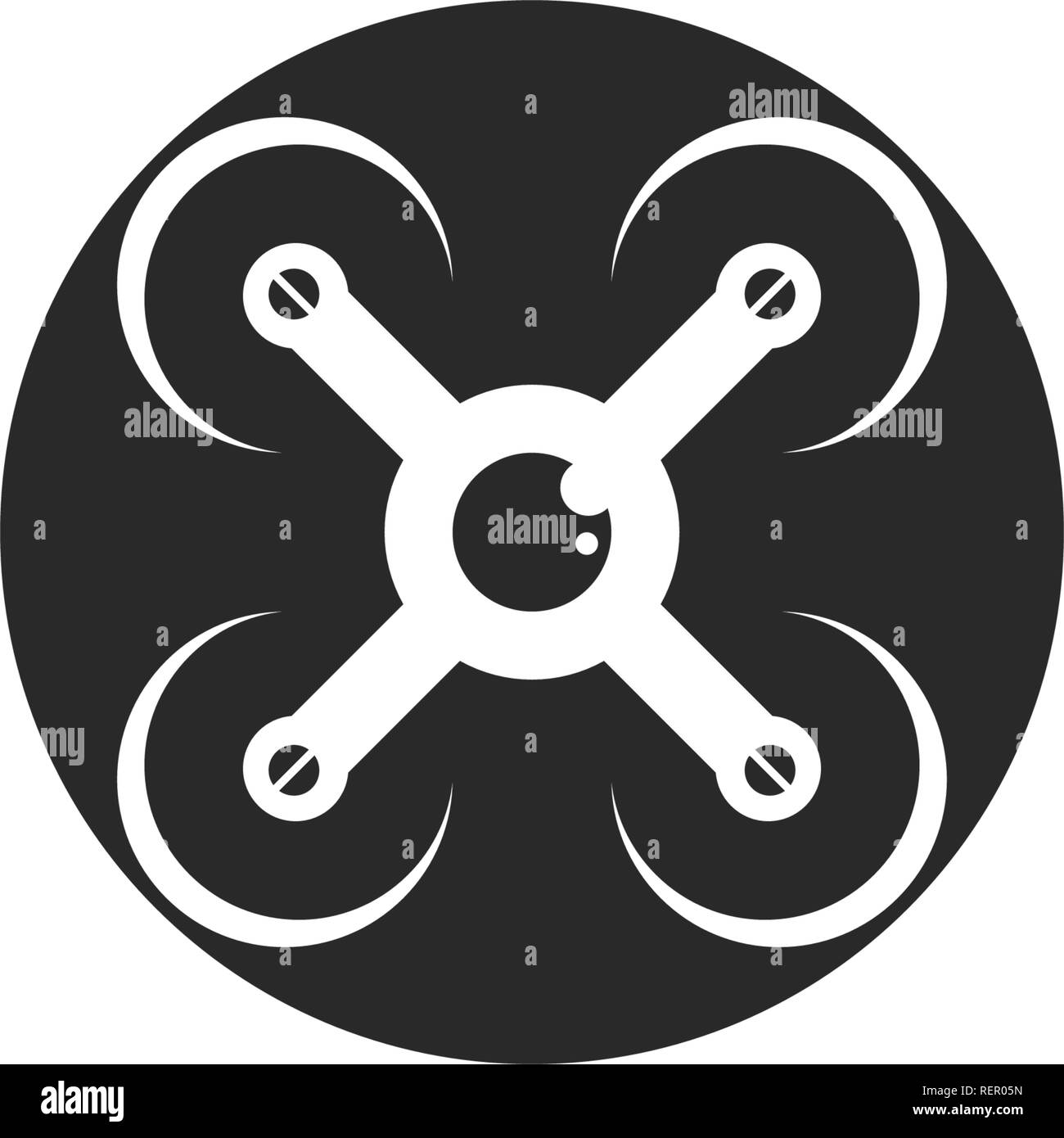 Drone logo and symbol vector Stock Vector Image & Art - Alamy