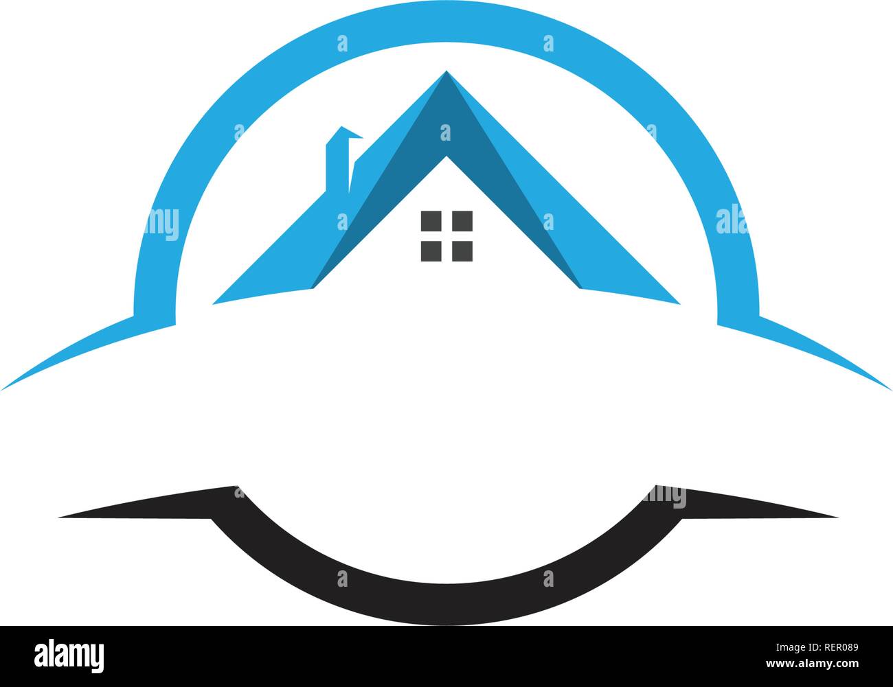 Home and building logo and symbol vector Stock Vector Image & Art - Alamy