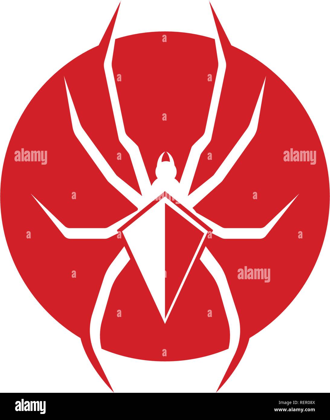 Spider logo vector illustration Stock Vector Image & Art - Alamy