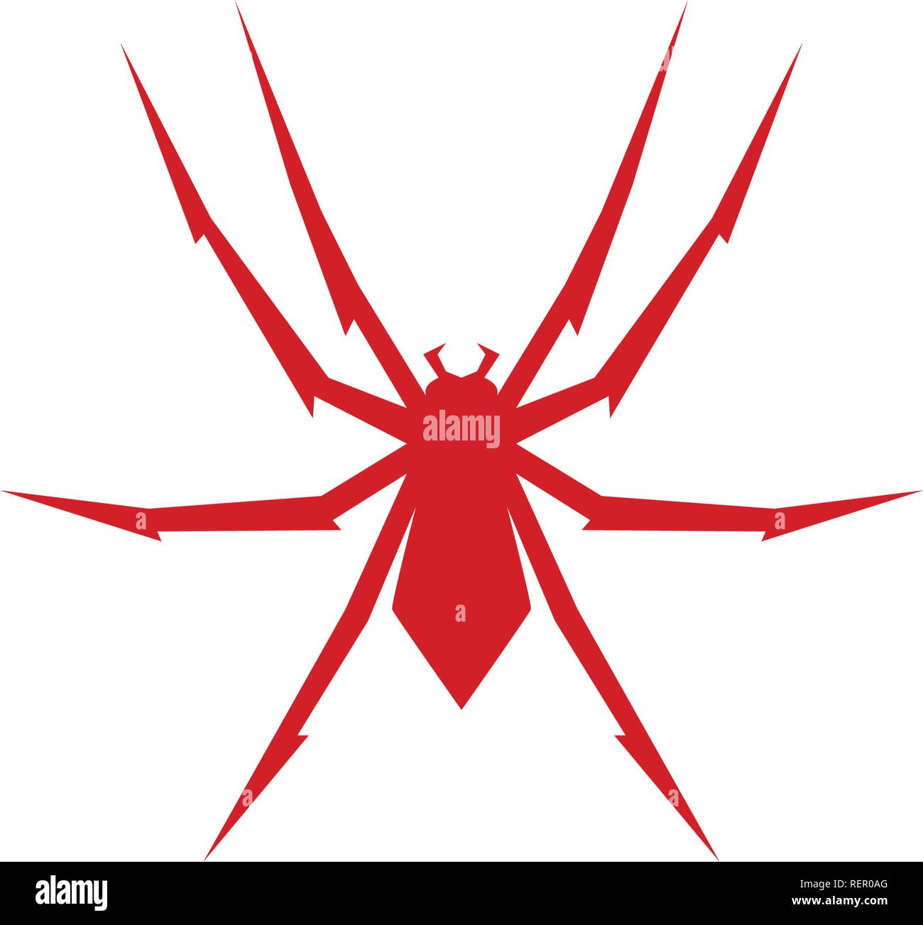 Spider logo vector Cut Out Stock Images & Pictures - Alamy