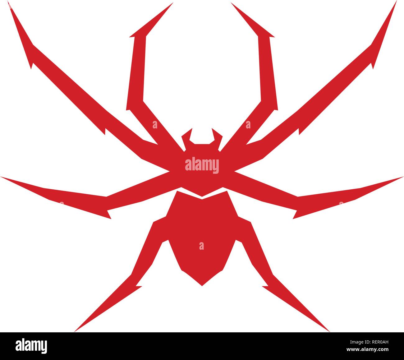 Spider logo vector illustration Stock Vector Image & Art - Alamy