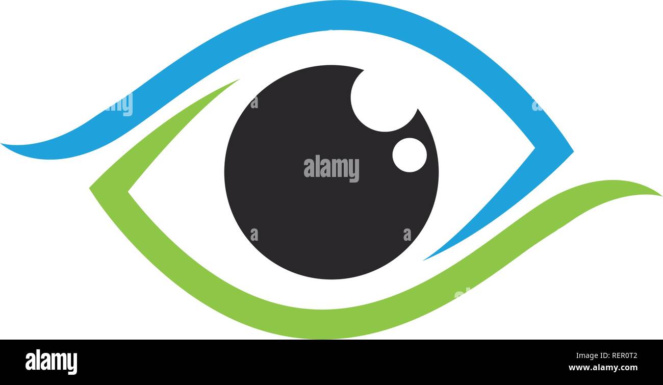 Eye care logo and symbols template vector icons app Stock Vector Image ...