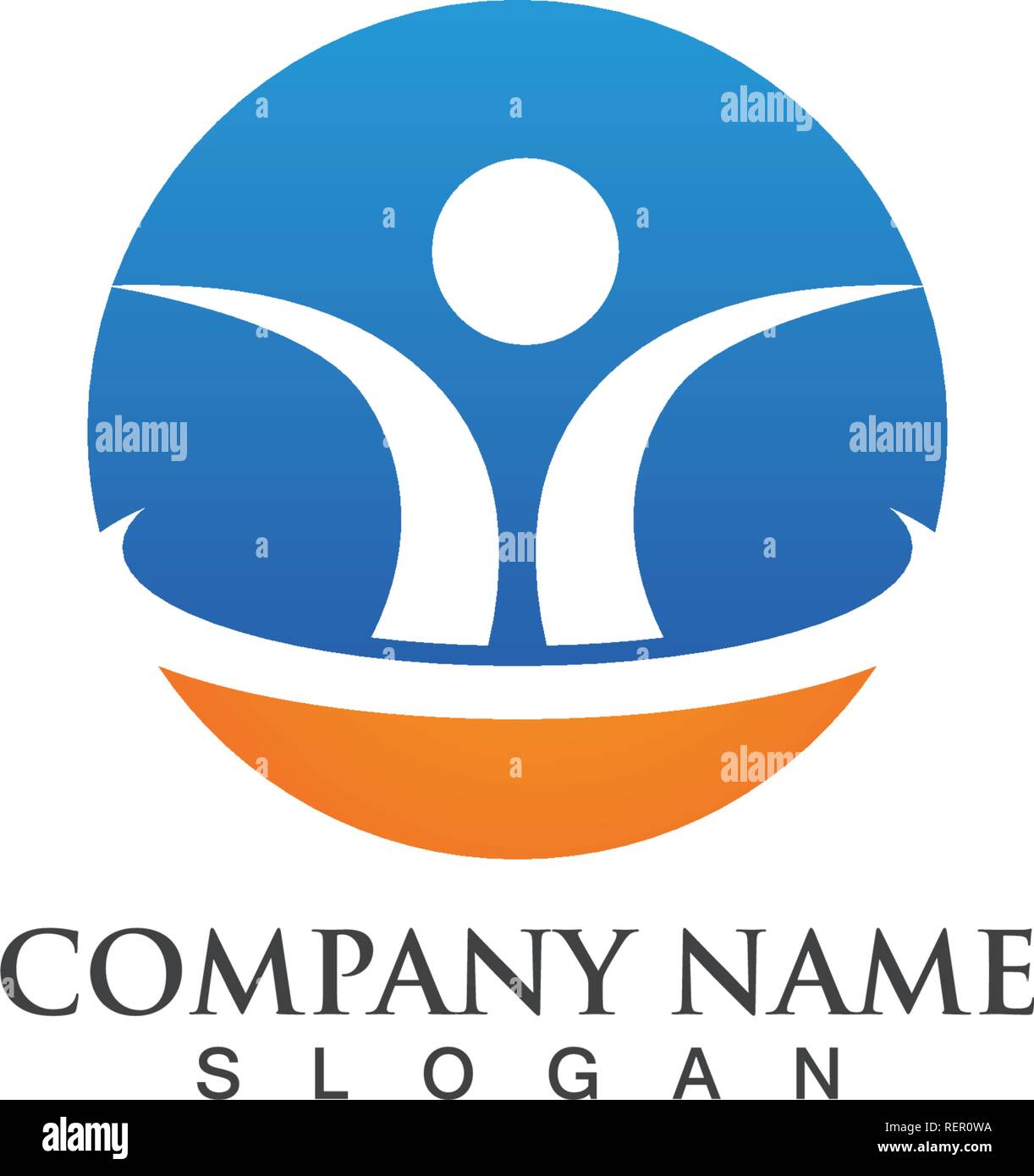 Leadership success life people health logo Stock Vector Image & Art - Alamy