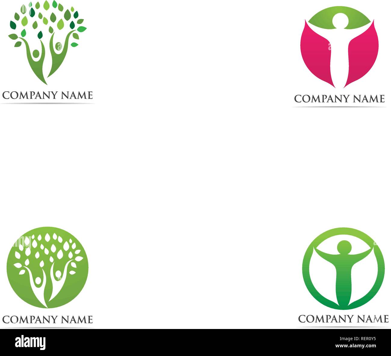 Health people logo and symbol vector Stock Vector Image & Art - Alamy