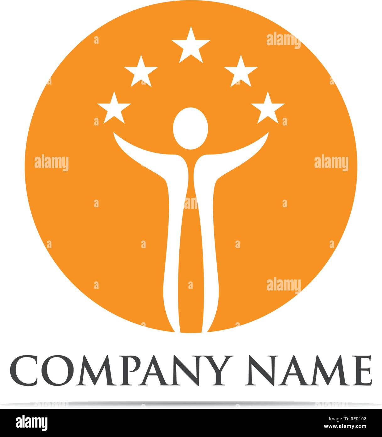 Leadership success life people health logo Stock Vector Image & Art - Alamy