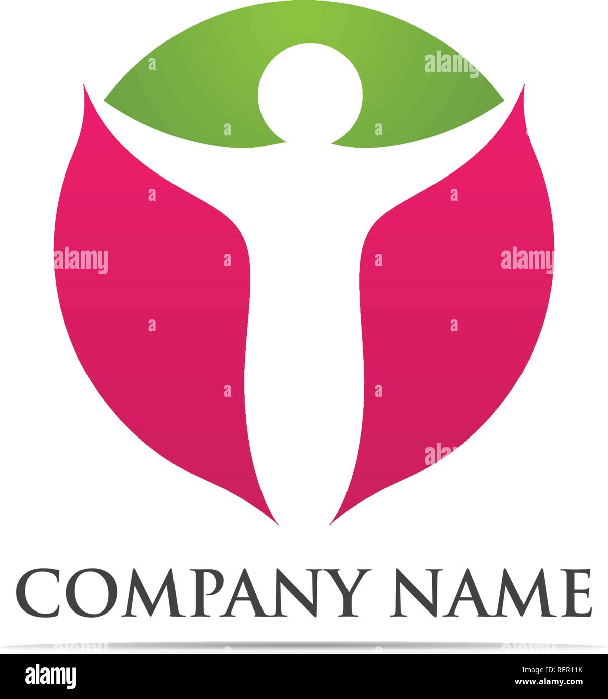 Health people logo and symbol vector Stock Vector Image & Art - Alamy