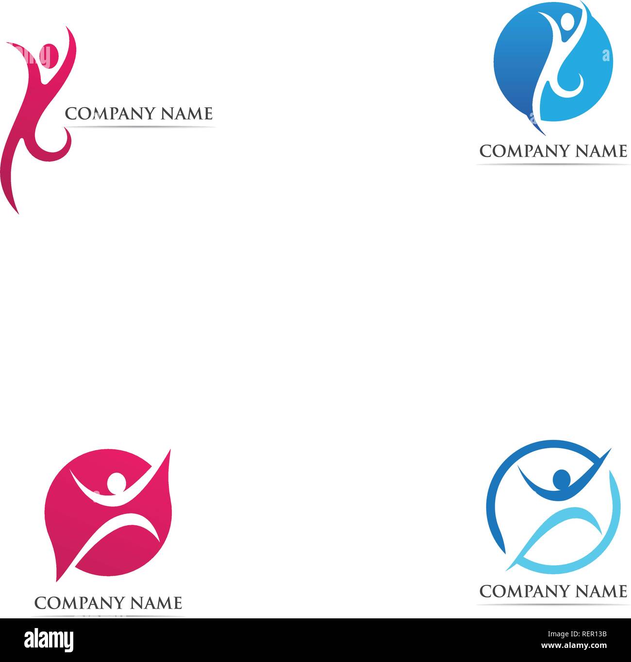 Leadership success life people health logo Stock Vector Image & Art - Alamy