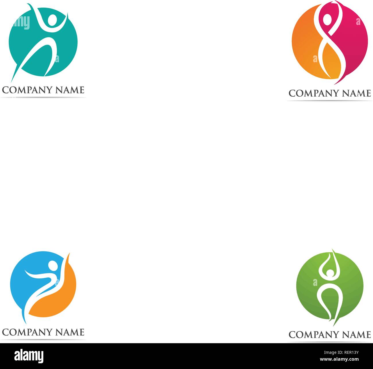 Leadership success life people health logo Stock Vector Image & Art - Alamy