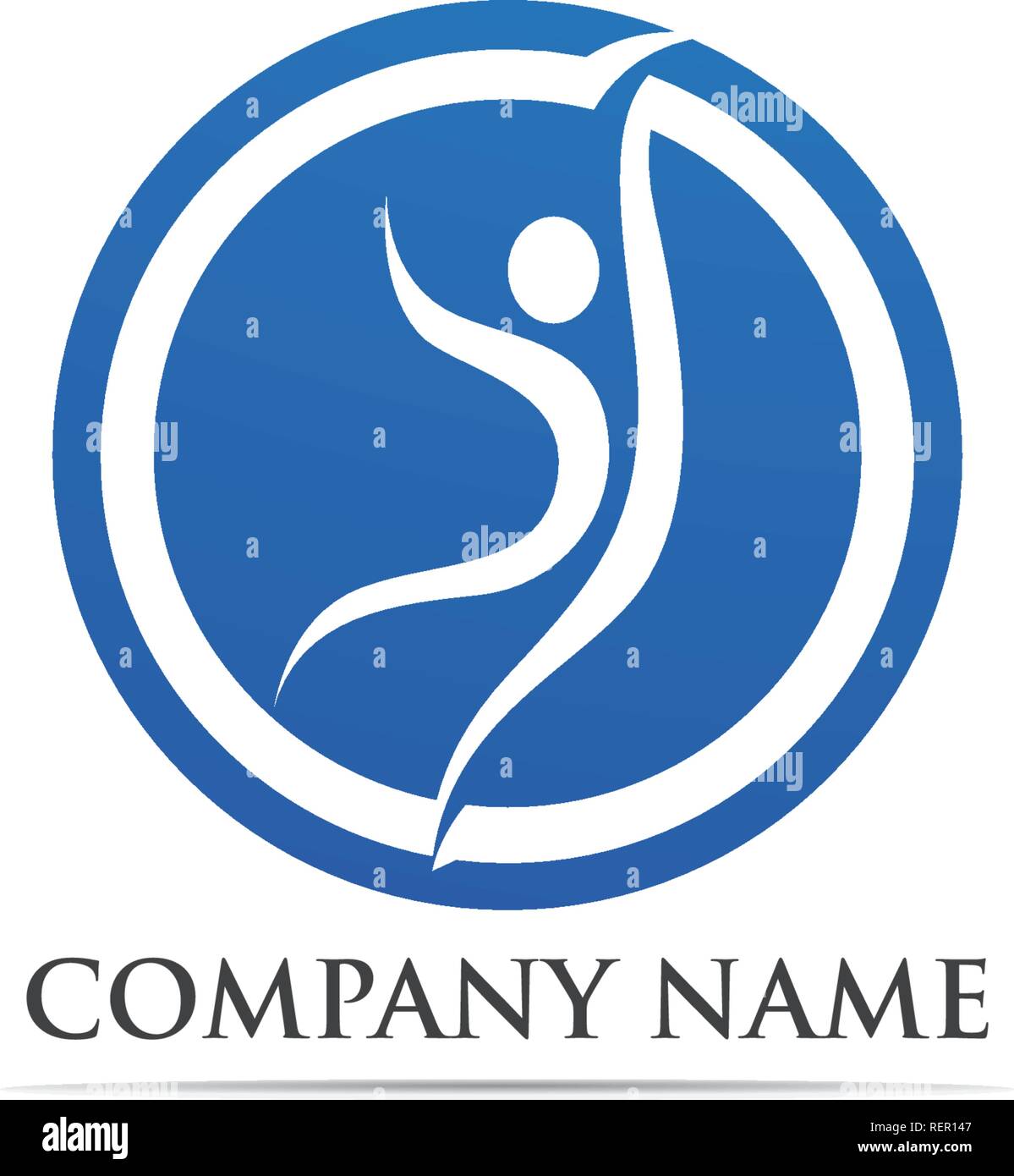 Leadership success life people health logo Stock Vector Image & Art - Alamy