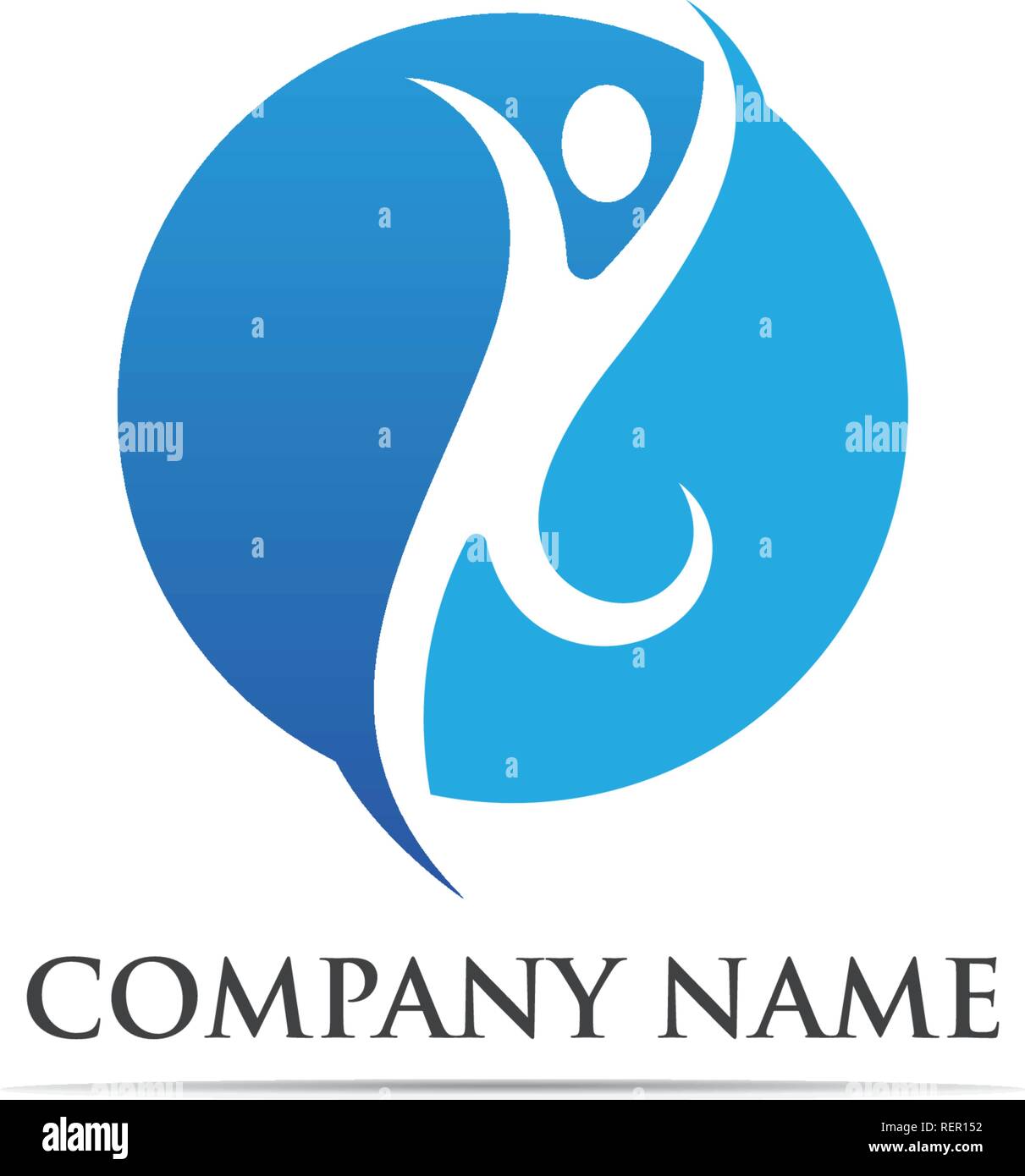 Leadership success life people health logo Stock Vector Image & Art - Alamy