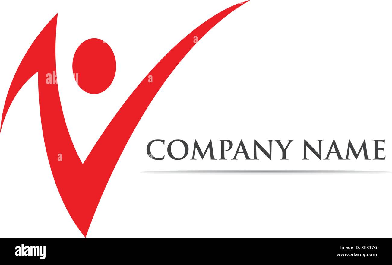 Leadership success life people health logo Stock Vector Image & Art - Alamy