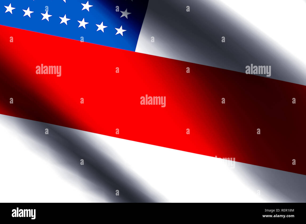 Amazonas stylish waving and closeup flag illustration. Perfect for ...