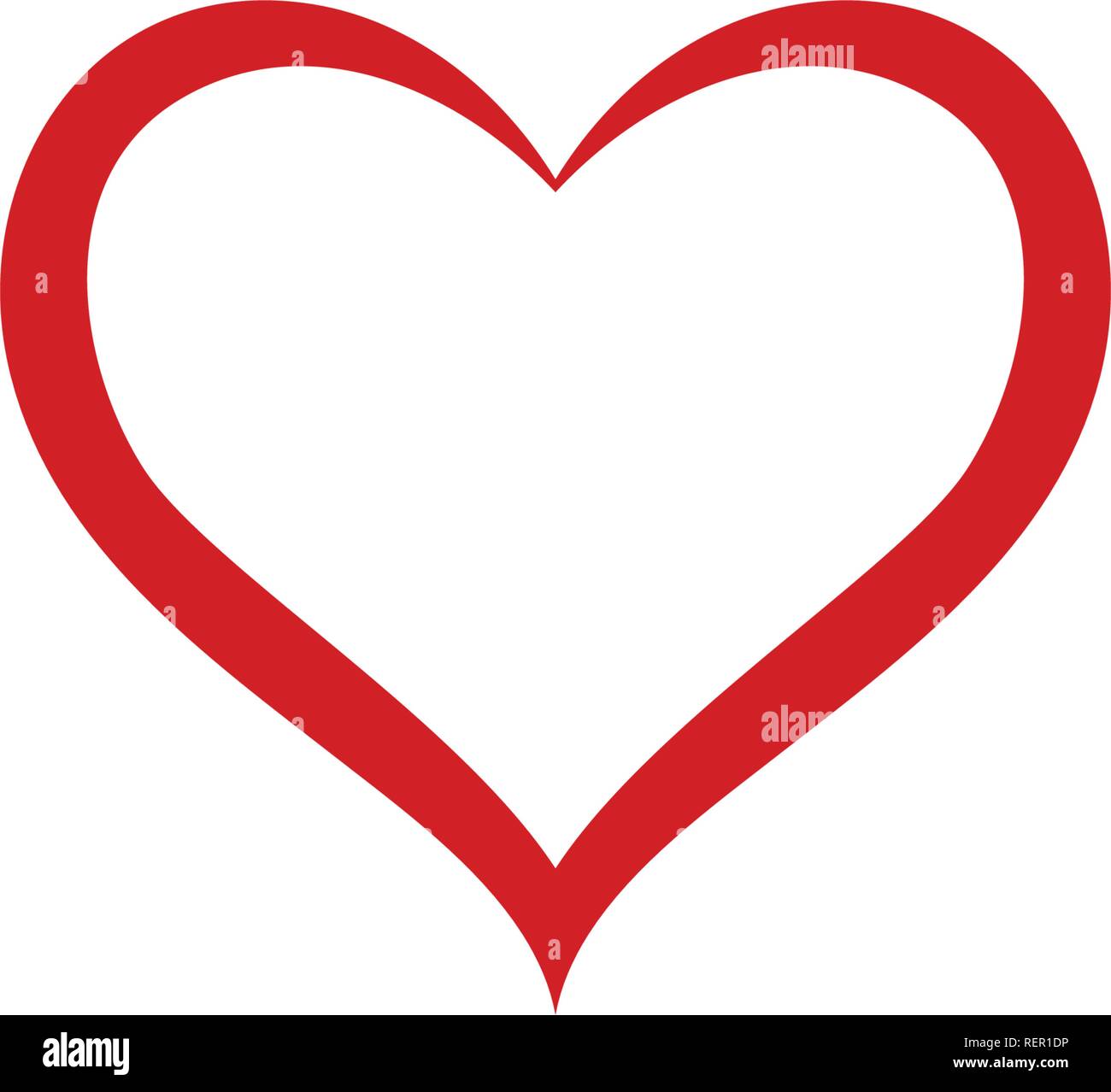 Love heart red logo and symbol Stock Vector Image & Art - Alamy