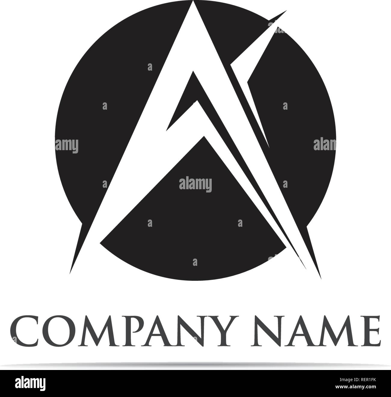 A letter logo and symbol vector Stock Vector Image & Art - Alamy