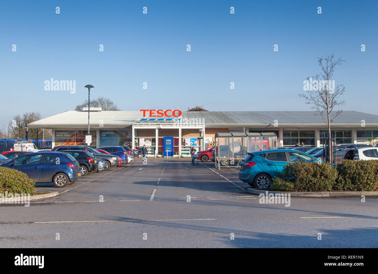 Tesco supermarket store in Hook, Hampshire, England Stock Photo - Alamy