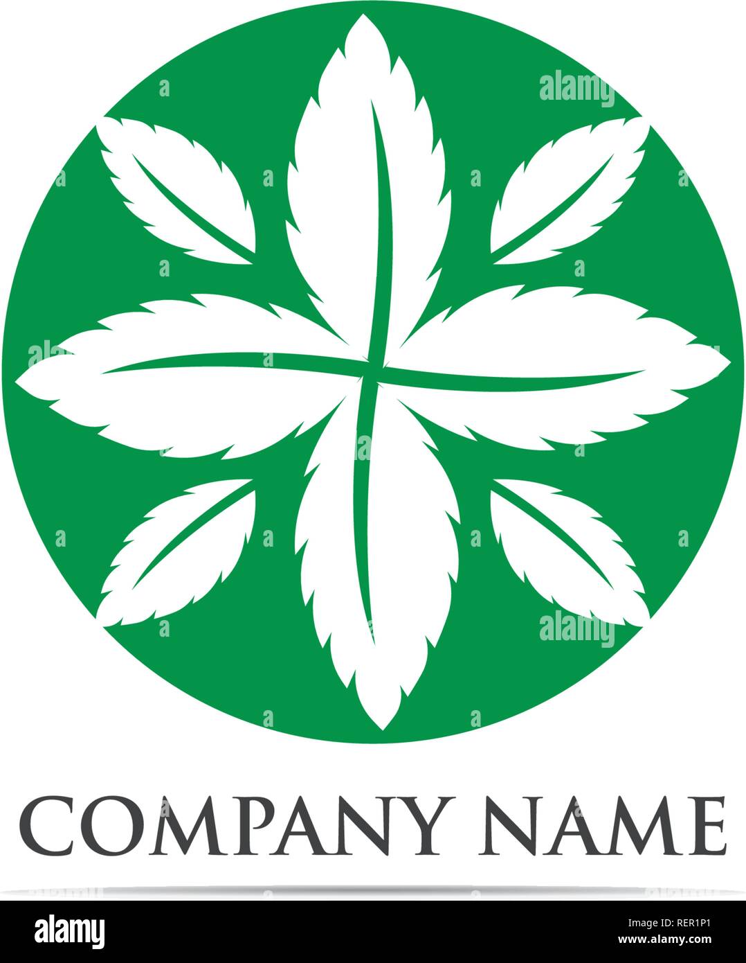 Mint leaf logo and symbol Stock Vector Image & Art - Alamy