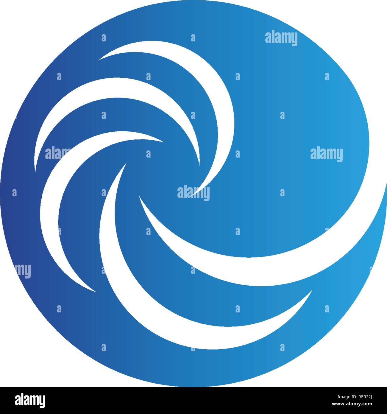 Wave beach logo vector Stock Vector Image & Art - Alamy