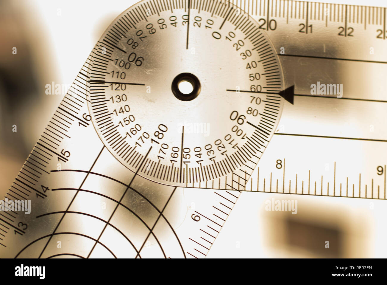 Goniometer movement medical instrument used for measuring mobility of ...