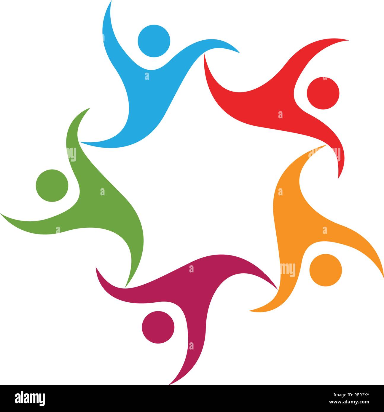 community team people logo vector Stock Vector Image & Art - Alamy