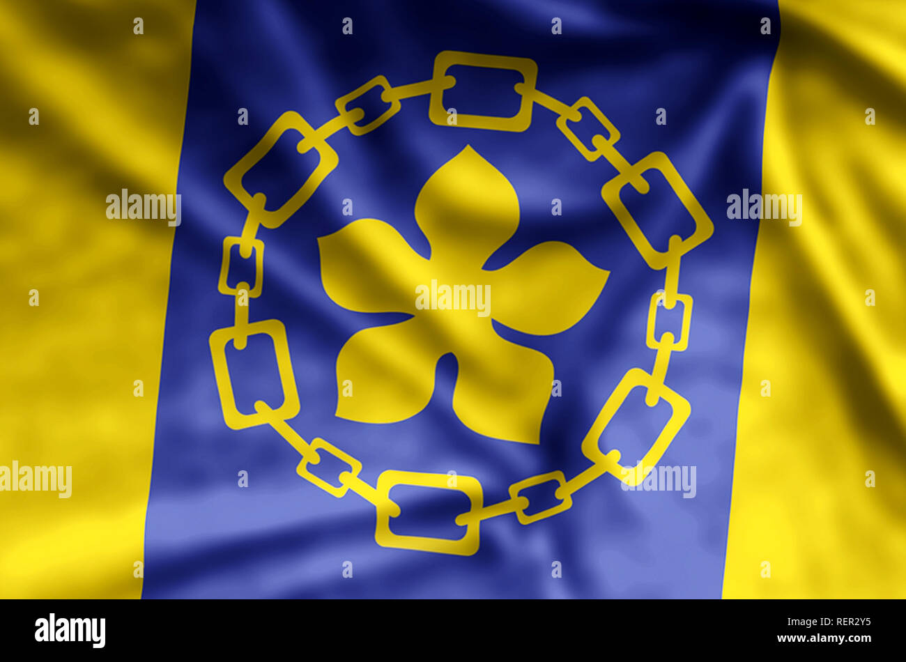Hamilton stylish waving and closeup flag illustration. Perfect for ...