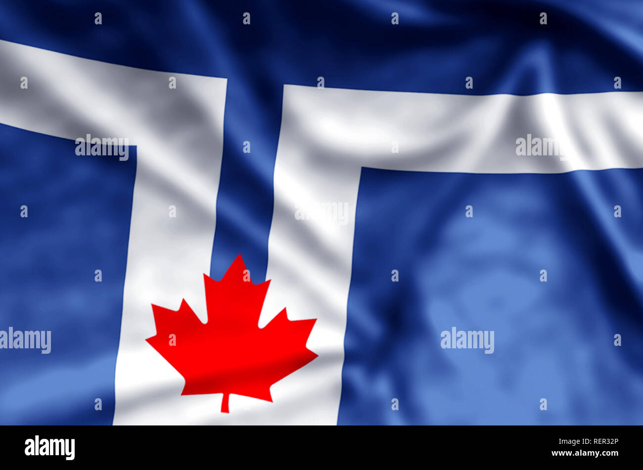 Toronto Flag stylish waving and closeup flag illustration. Perfect for ...