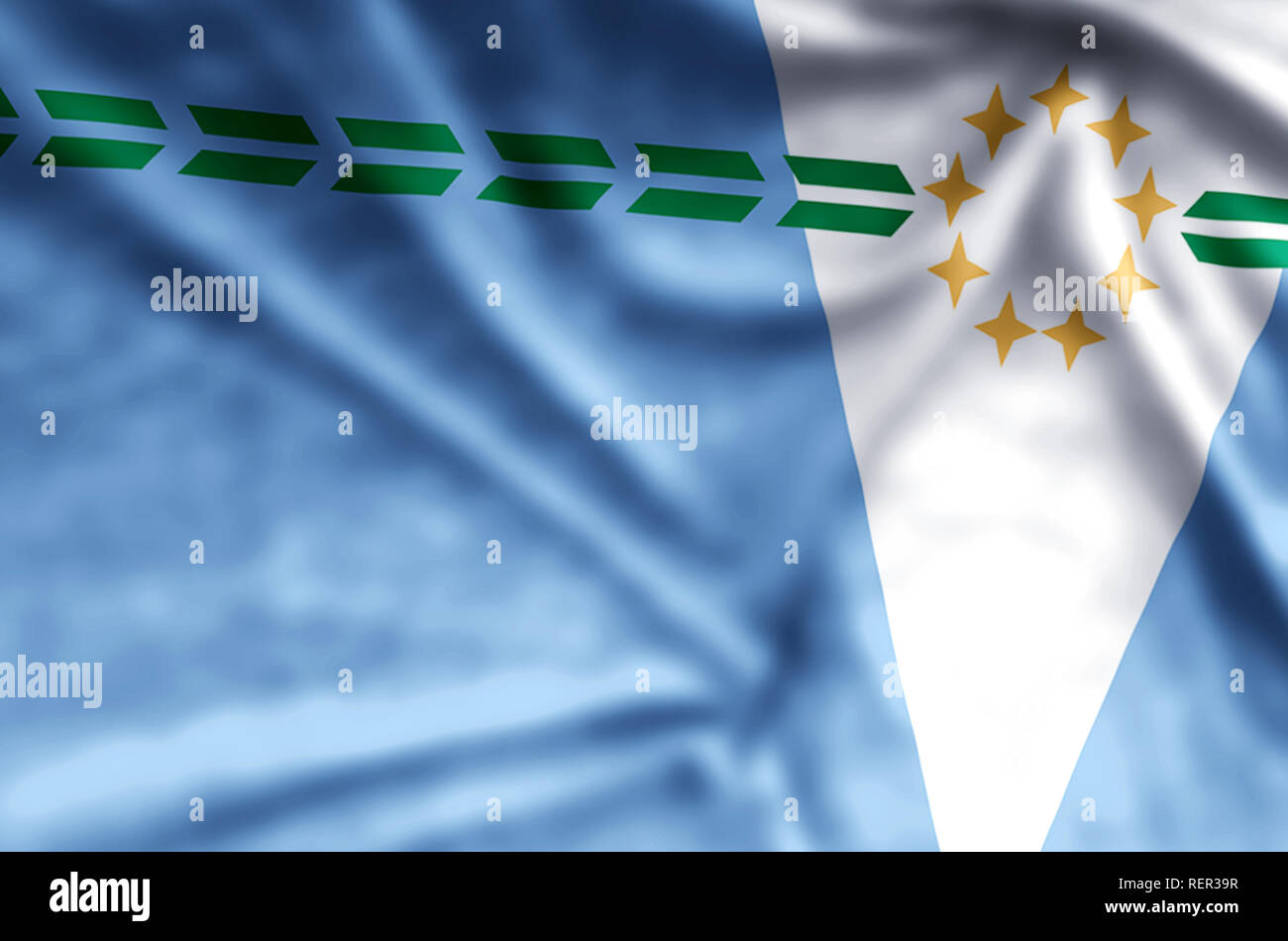 Formosa stylish waving and closeup flag illustration. Perfect for ...