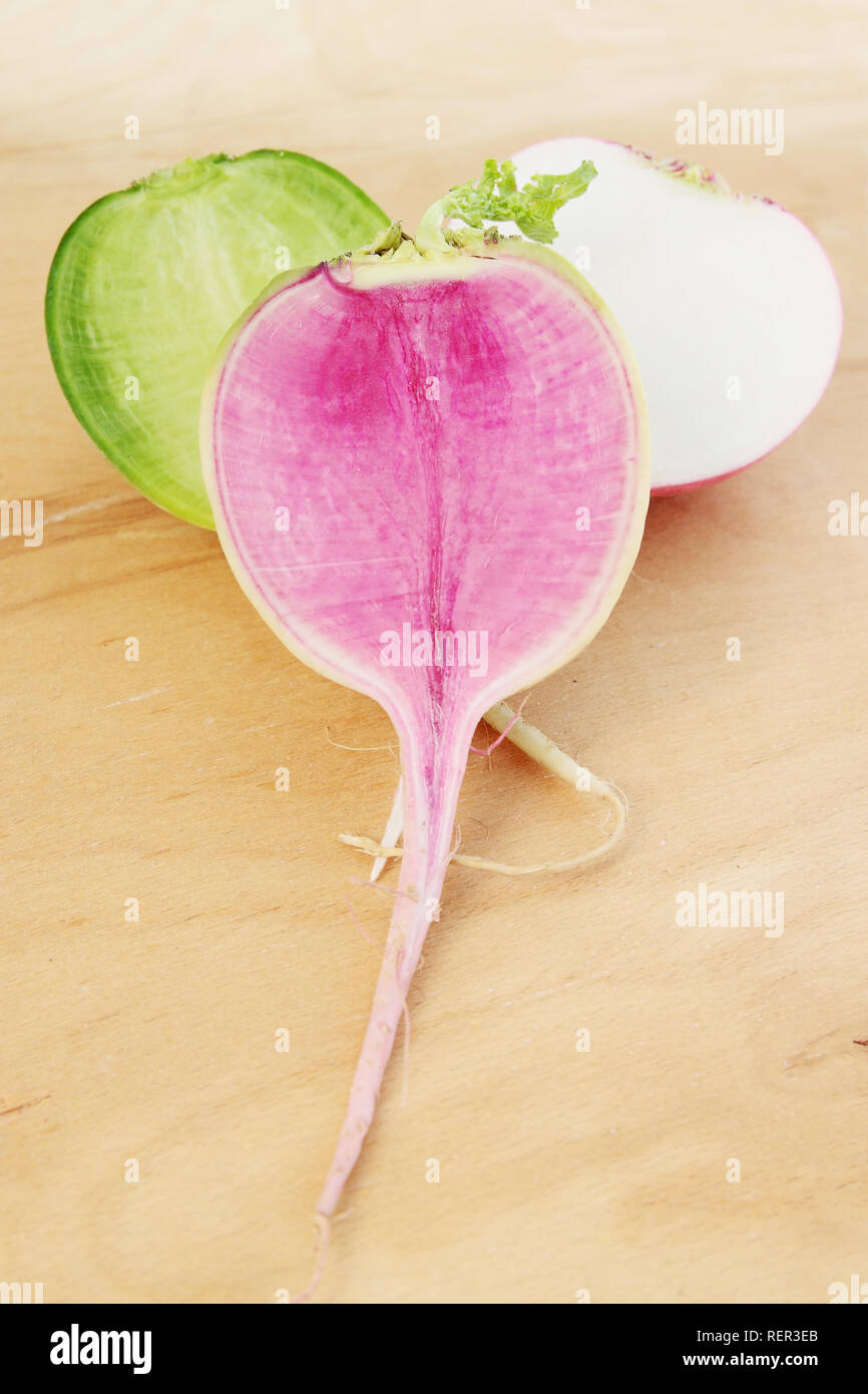 Radish root cross section hi-res stock photography and images - Alamy