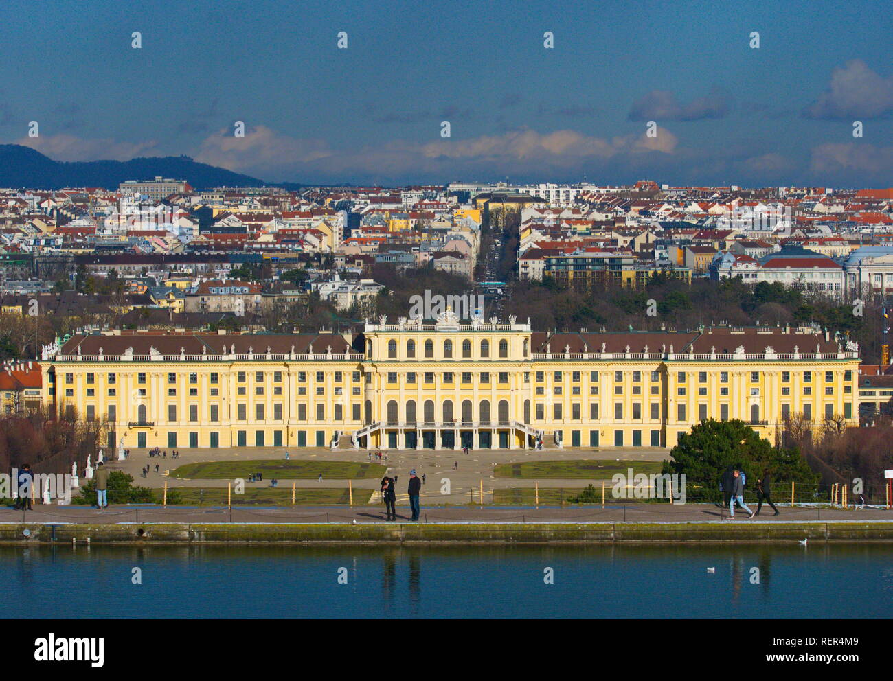 City of Vienna in January Stock Photo - Alamy