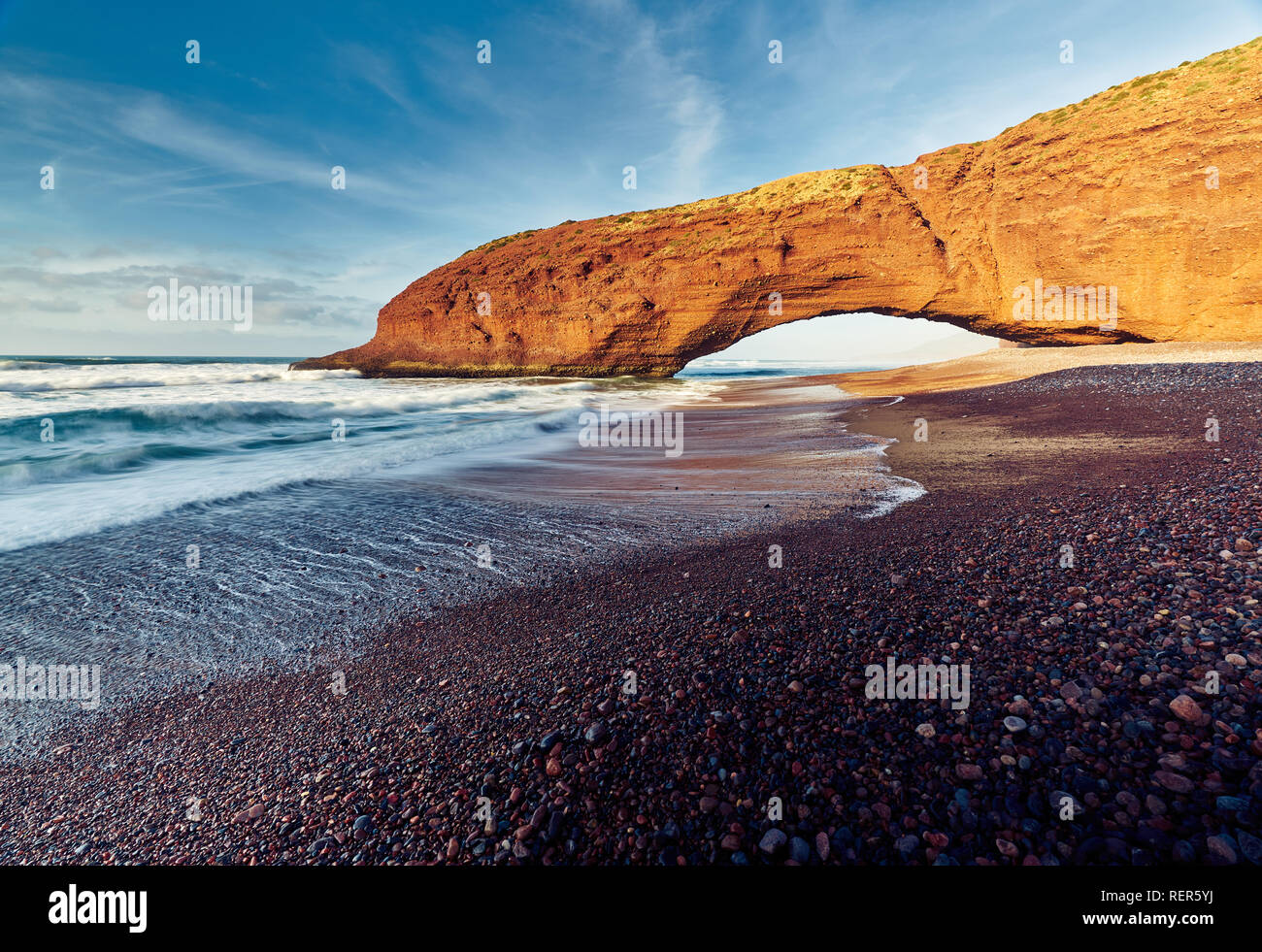 Legzira beach, Morocco Stock Photo - Alamy