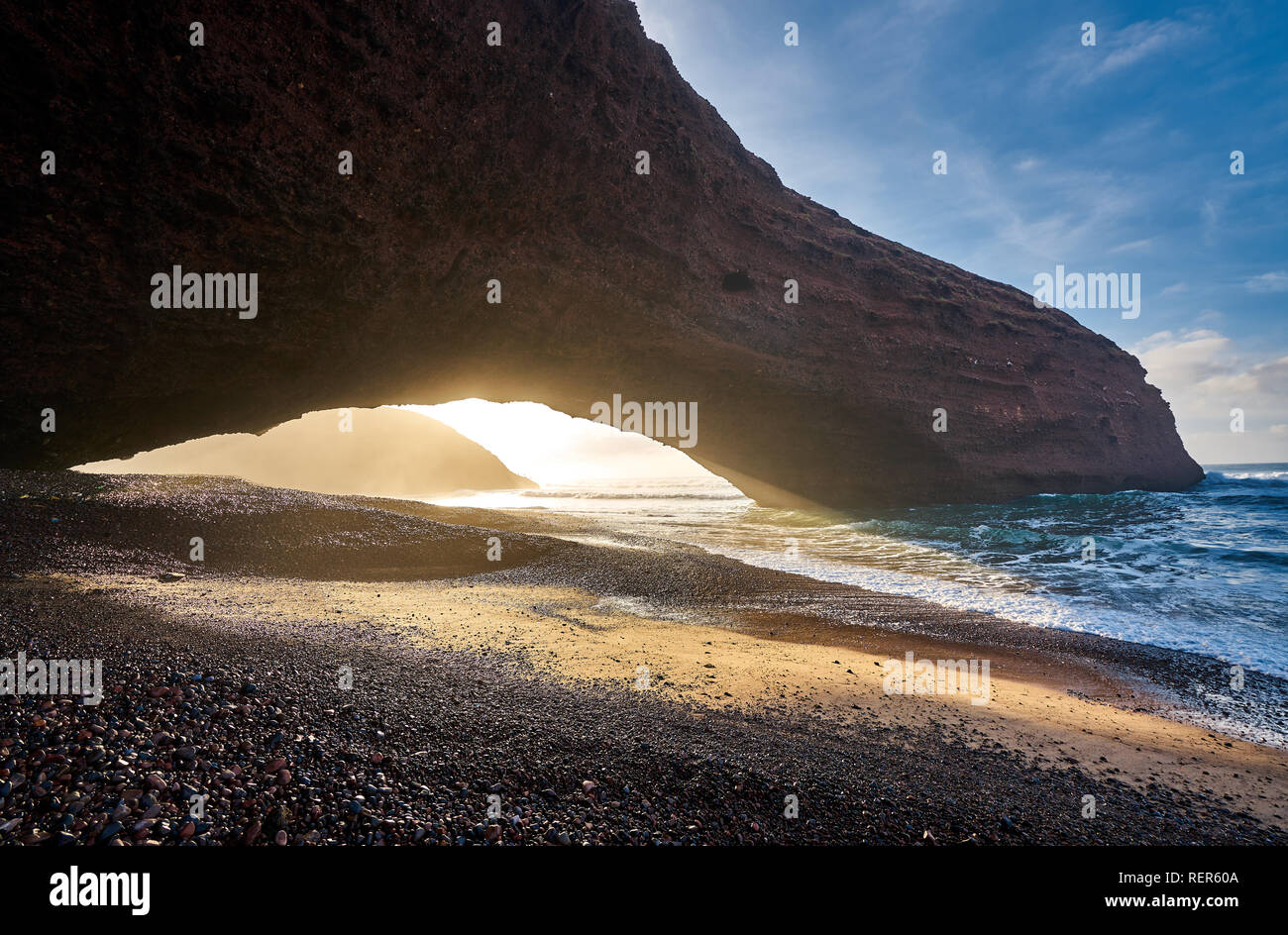 Legzira beach, Morocco Stock Photo - Alamy