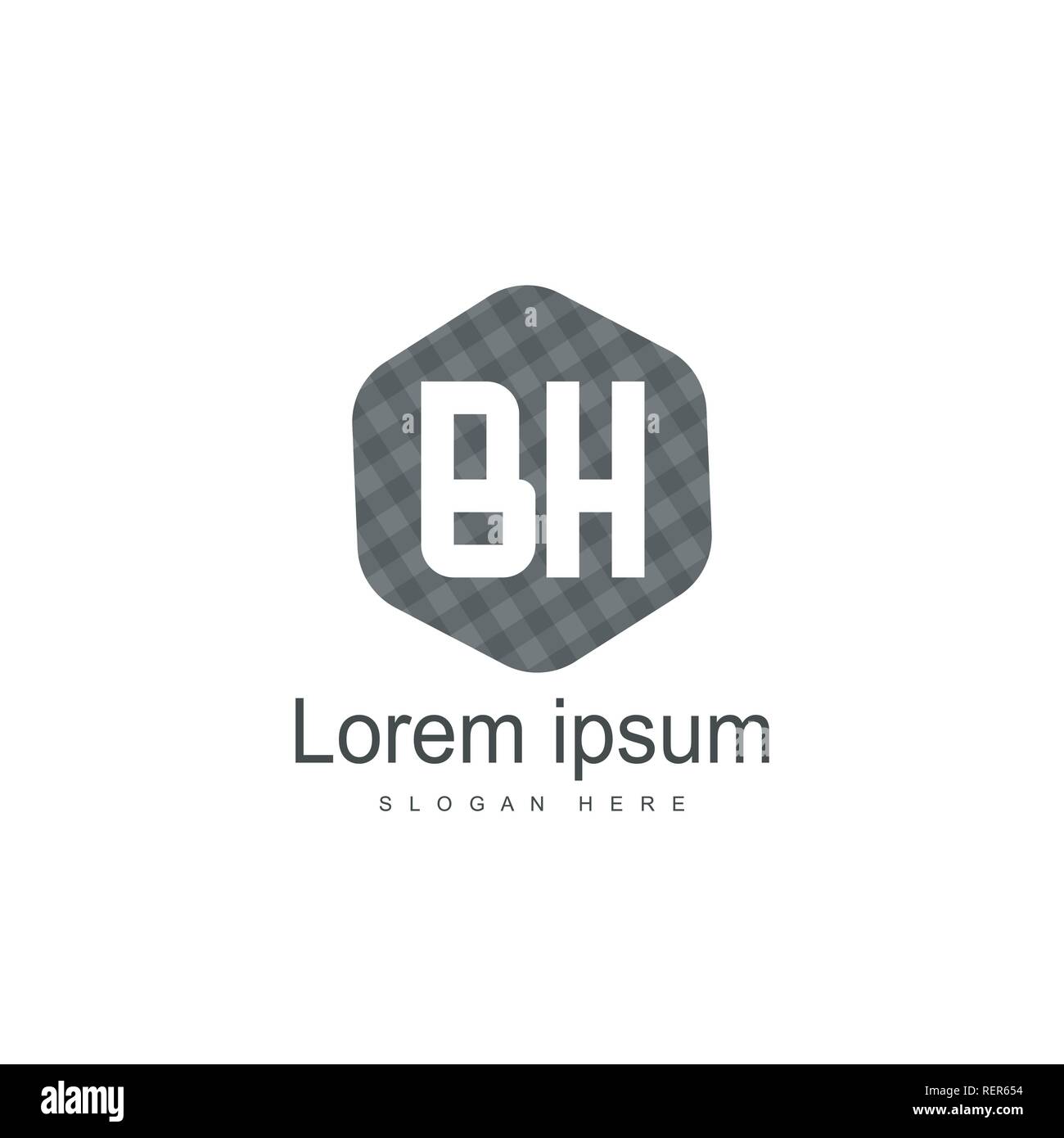 Bh template Stock Vector Images - Alamy