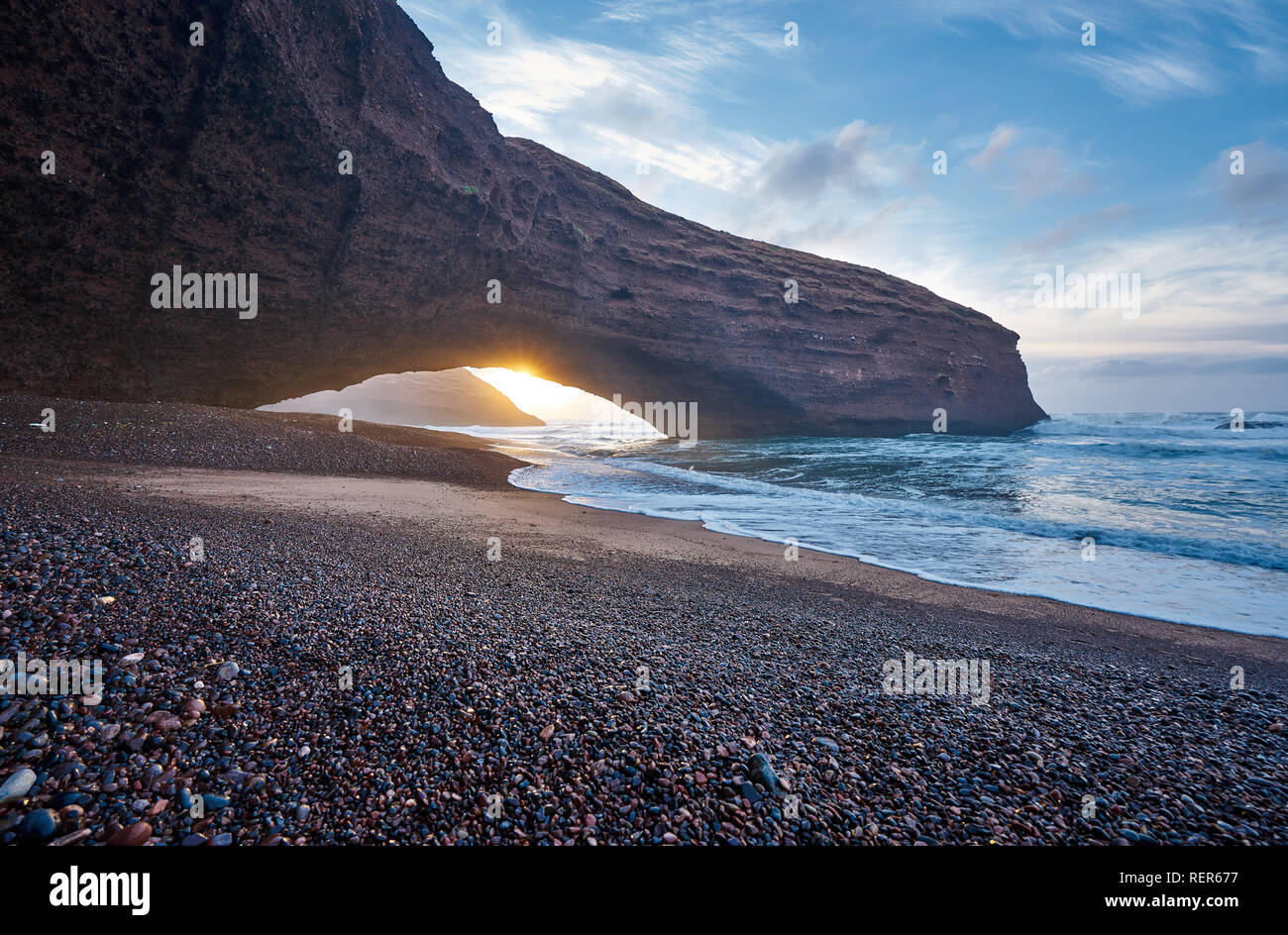 Legzira beach, Morocco Stock Photo - Alamy