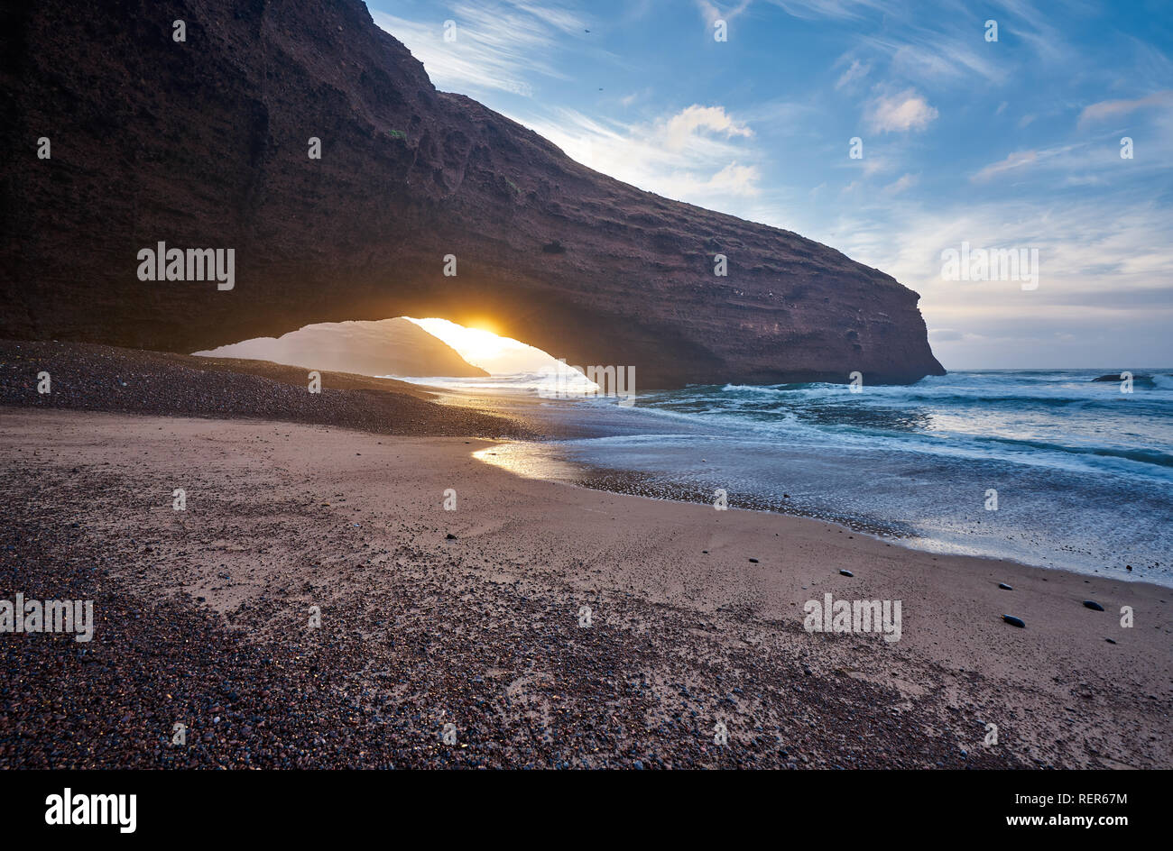 Legzira beach, Morocco Stock Photo - Alamy