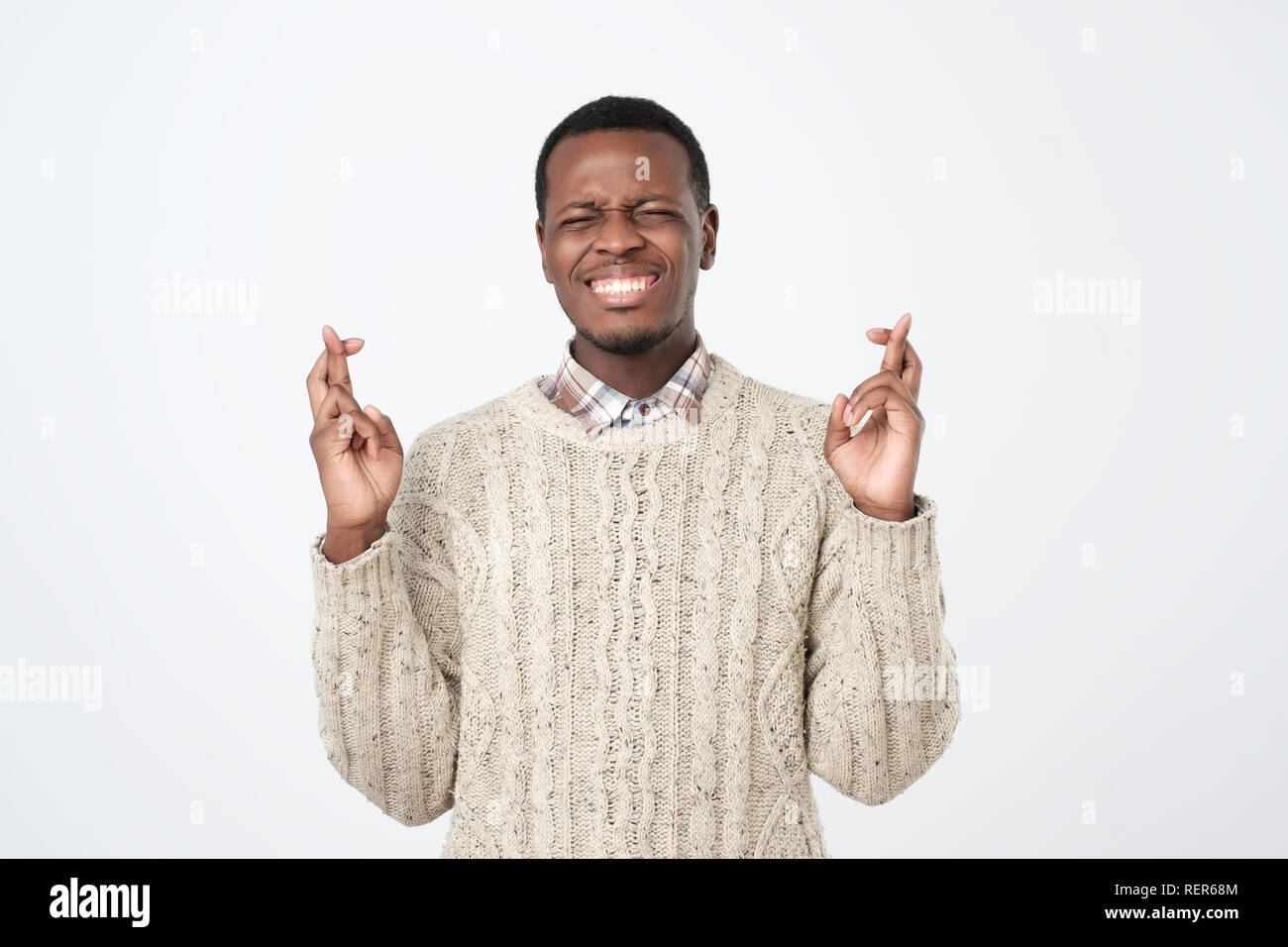 Pleading expression hi-res stock photography and images - Alamy