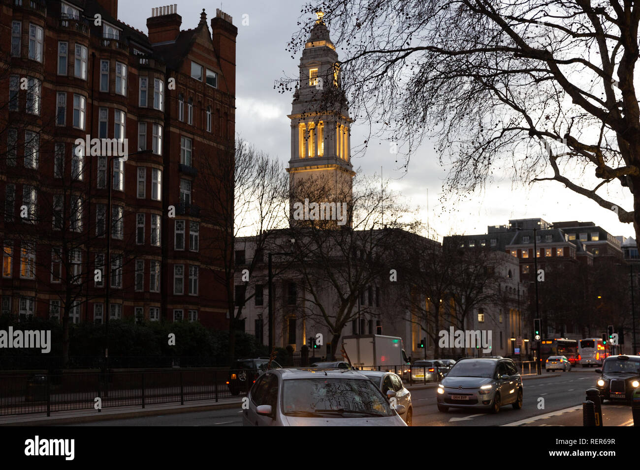 St Marylebone Parish Church, London Stock Photo - Alamy