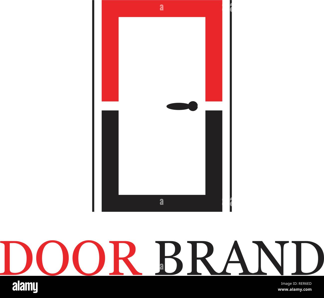 door logo vector template Stock Vector Image & Art - Alamy