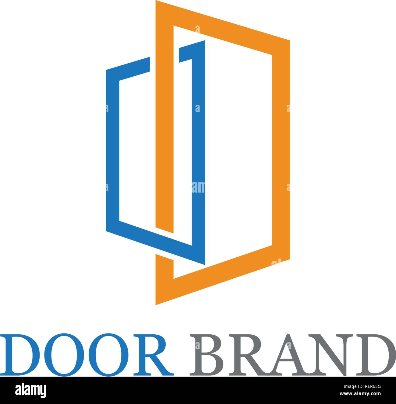 door logo vector template Stock Vector Image & Art - Alamy