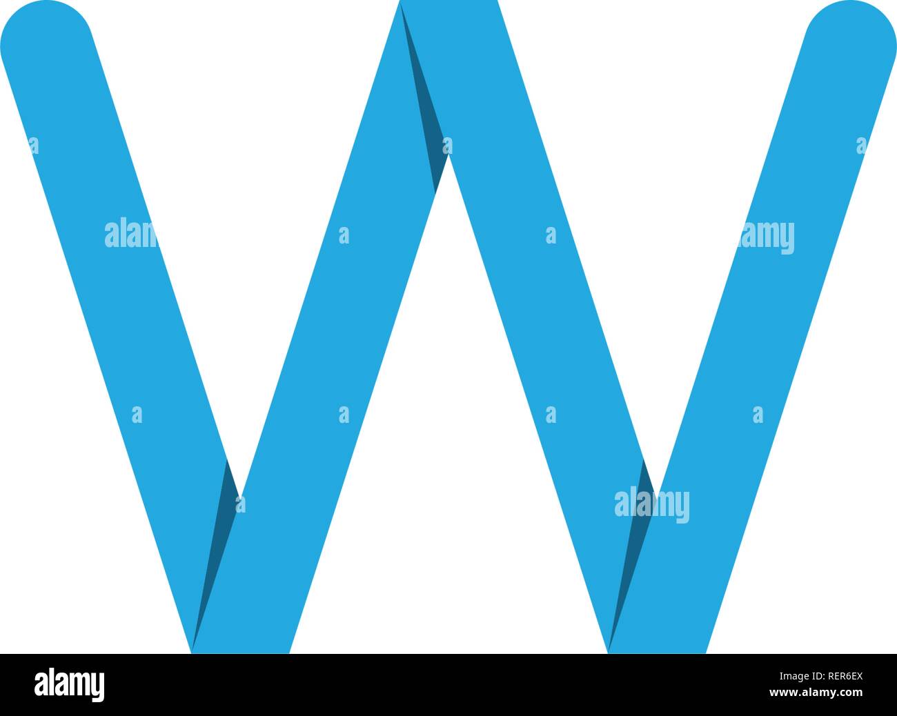 W letters business logo and symbols template Stock Vector Image & Art ...