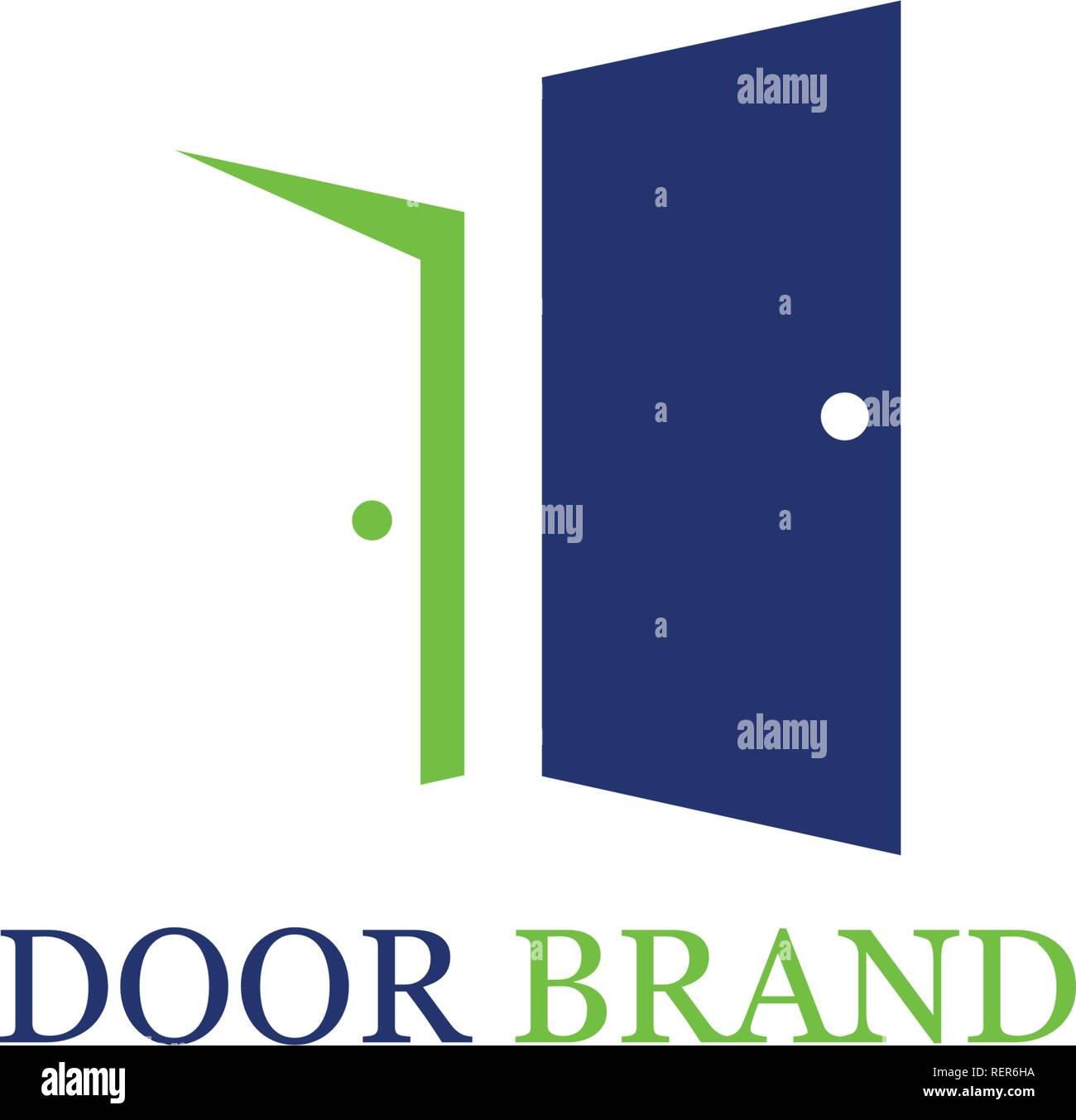 door logo vector template Stock Vector Image & Art - Alamy