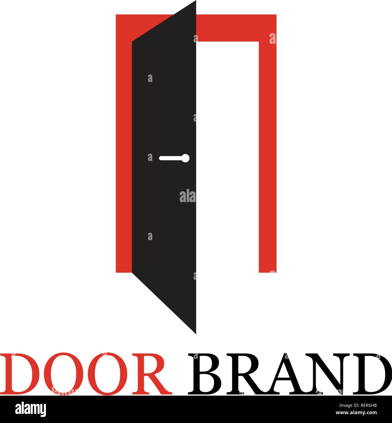 door logo vector template Stock Vector Image & Art - Alamy