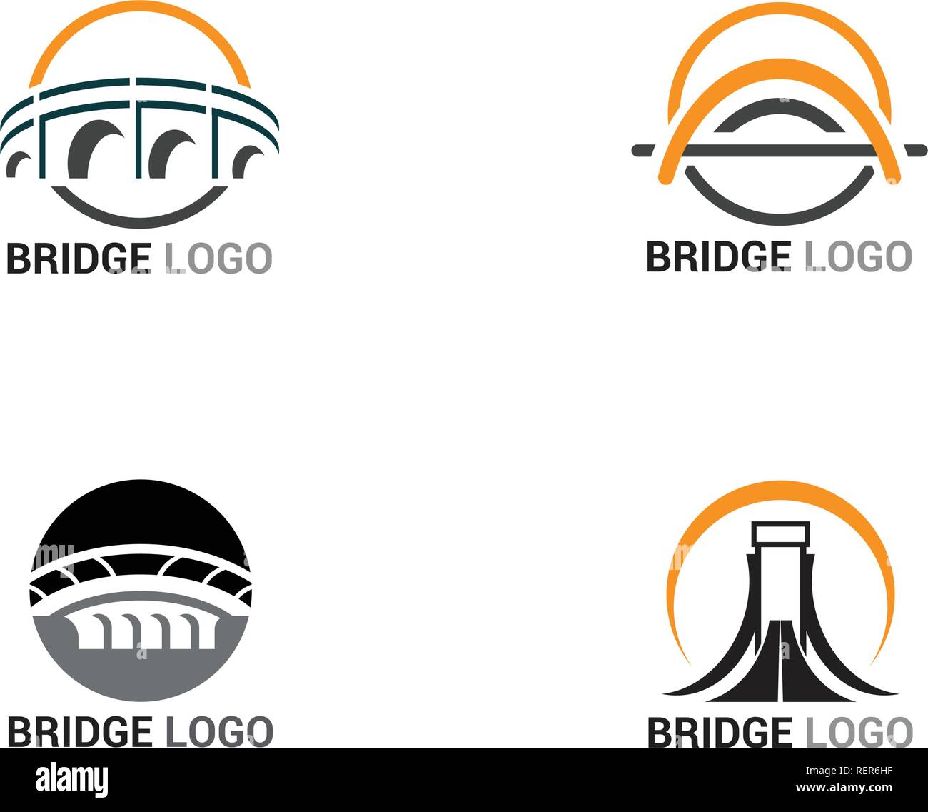 Bridge logo and symbol vector template Stock Vector Image & Art - Alamy