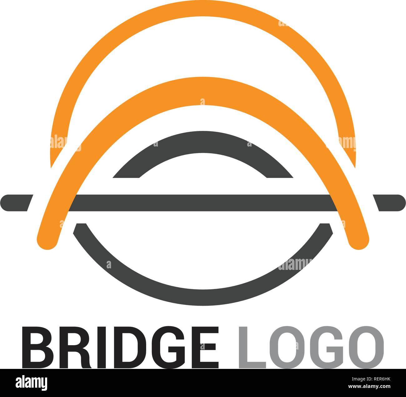 Bridge logo and symbol vector template Stock Vector Image & Art - Alamy
