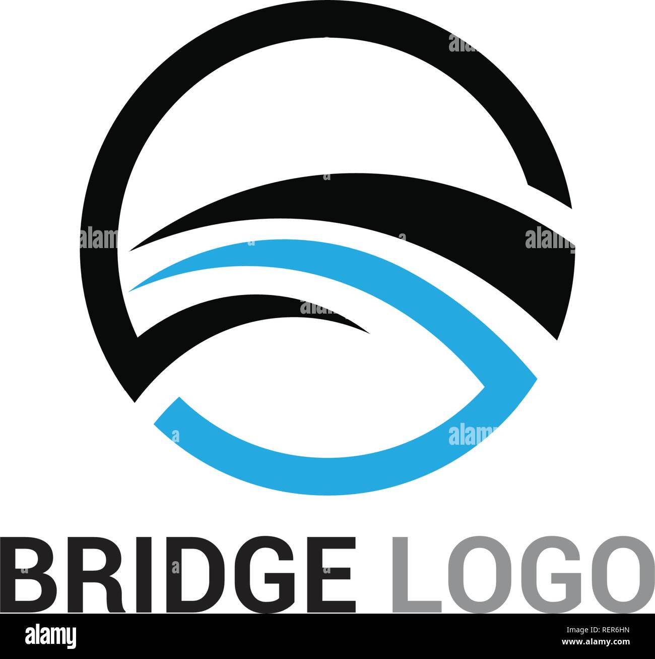 Bridge logo and symbol vector template Stock Vector Image & Art - Alamy