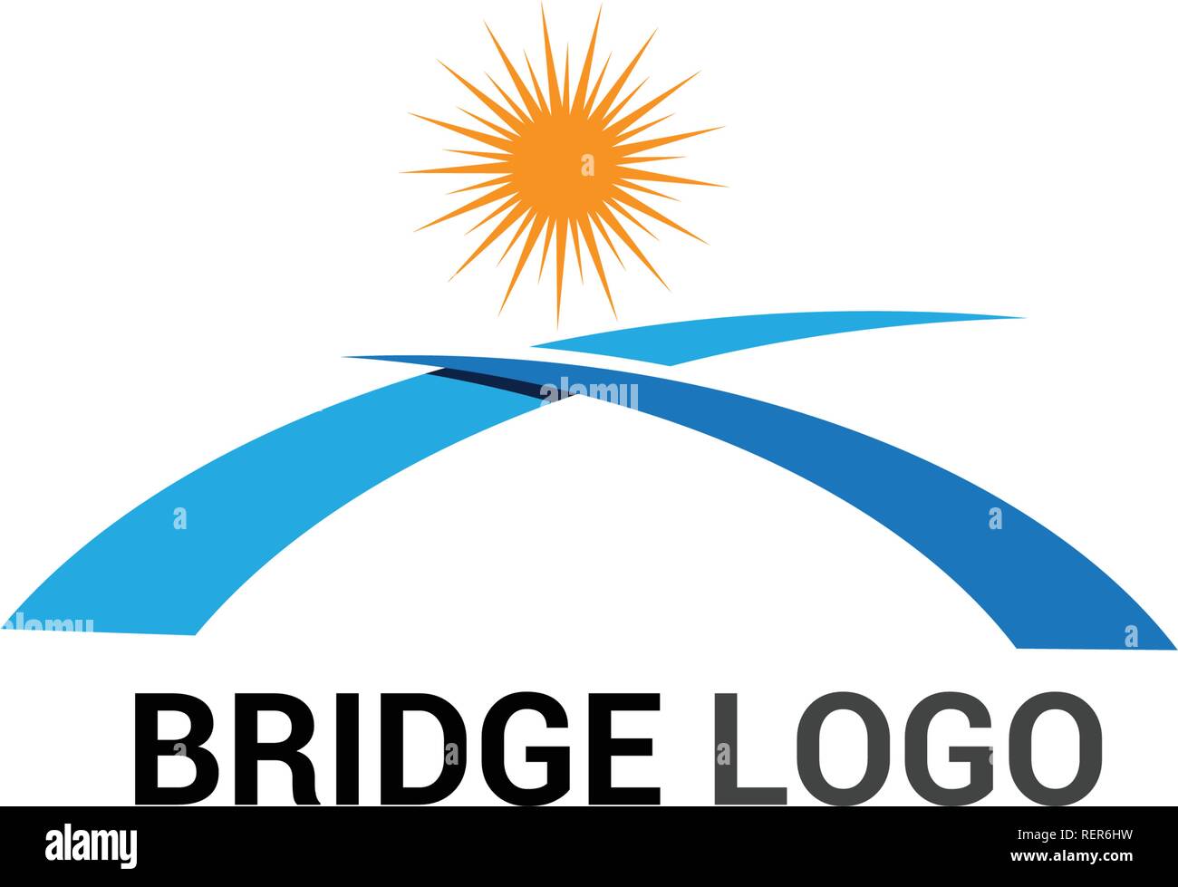 Bridge logo and symbol vector template Stock Vector Image & Art - Alamy