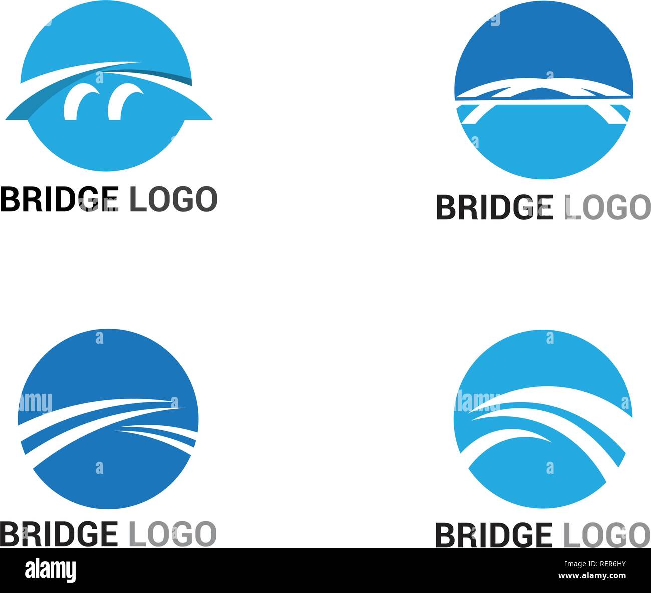 Bridge logo and symbol vector template Stock Vector Image & Art - Alamy