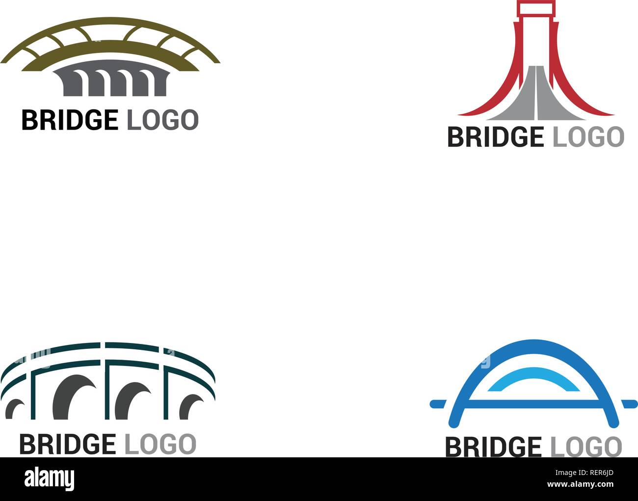 Bridge logo Stock Vector Images - Alamy