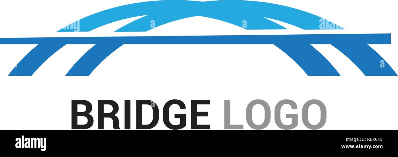Bridge logo and symbol vector template Stock Vector Image & Art - Alamy