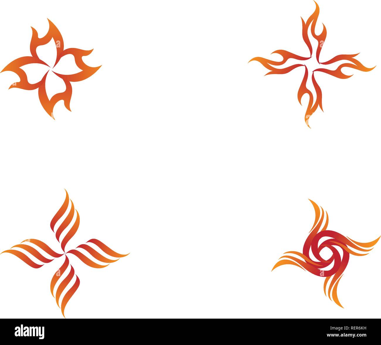Fire vector icon Stock Vector Image & Art - Alamy