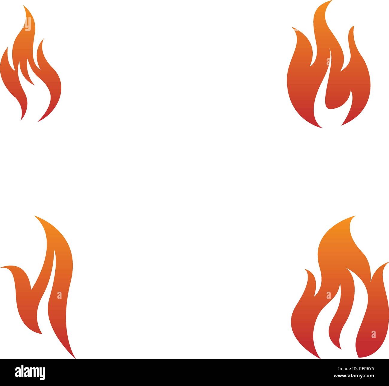 Fire vector icon Stock Vector Image & Art - Alamy